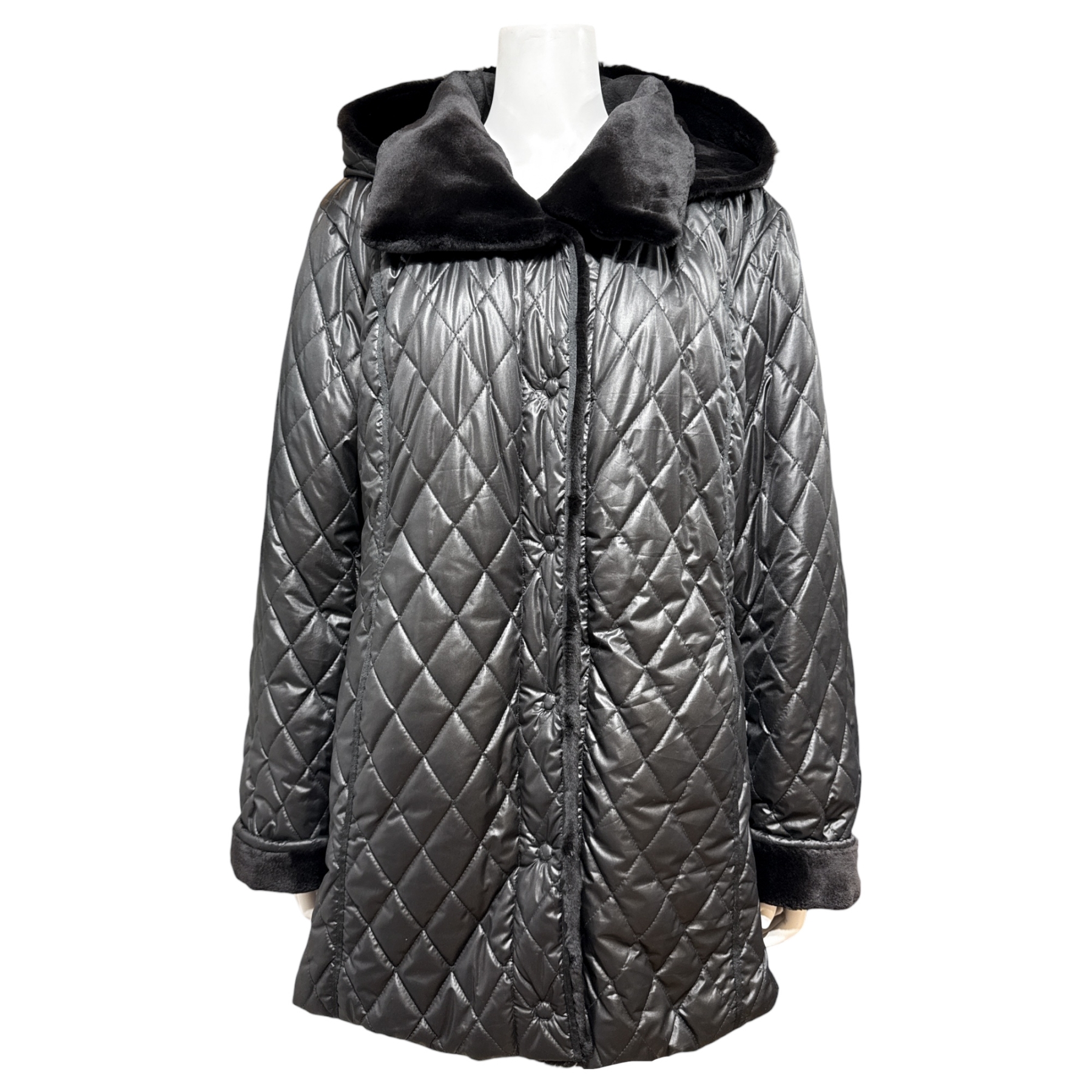 J Mendel Mink Raincoat - DUET Curated Consignment™