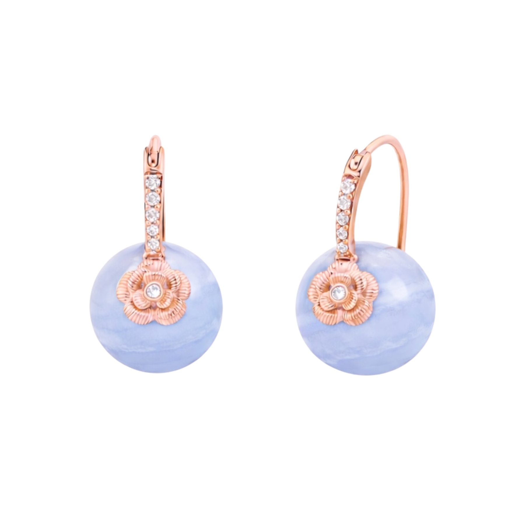 Sydney Evan Agate and Diamond Earrings - DUET Curated Consignment™